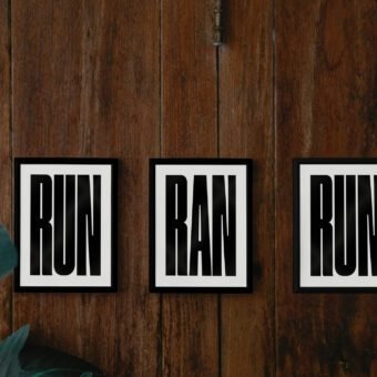 RUN RAN RUN | Trio d'affiches • Affiches des Beatles